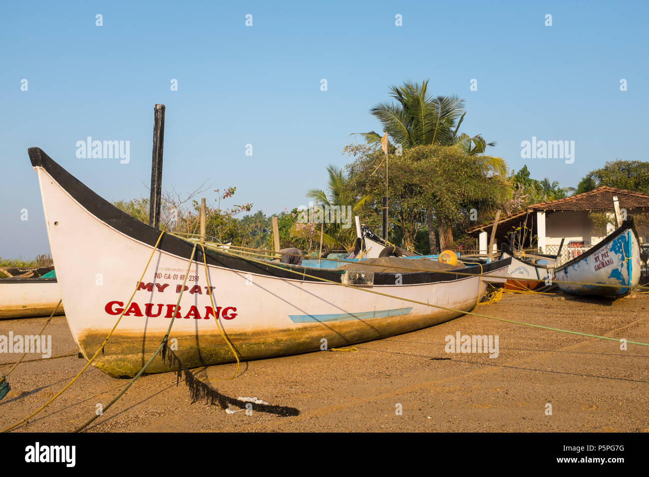 Indian fishing boats hi-res stock photography and images - Alamy