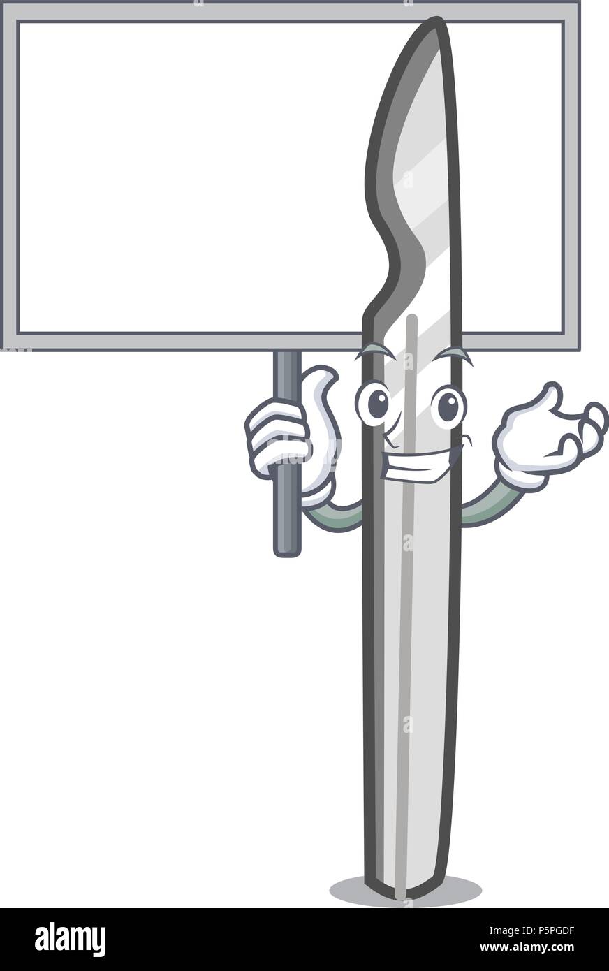 Bring board scalpel character cartoon style Stock Vector Image & Art ...