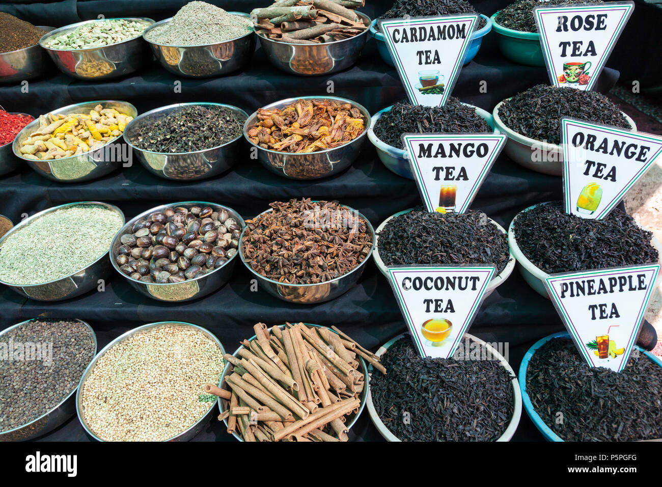 Tea display hi-res stock photography and images - Alamy