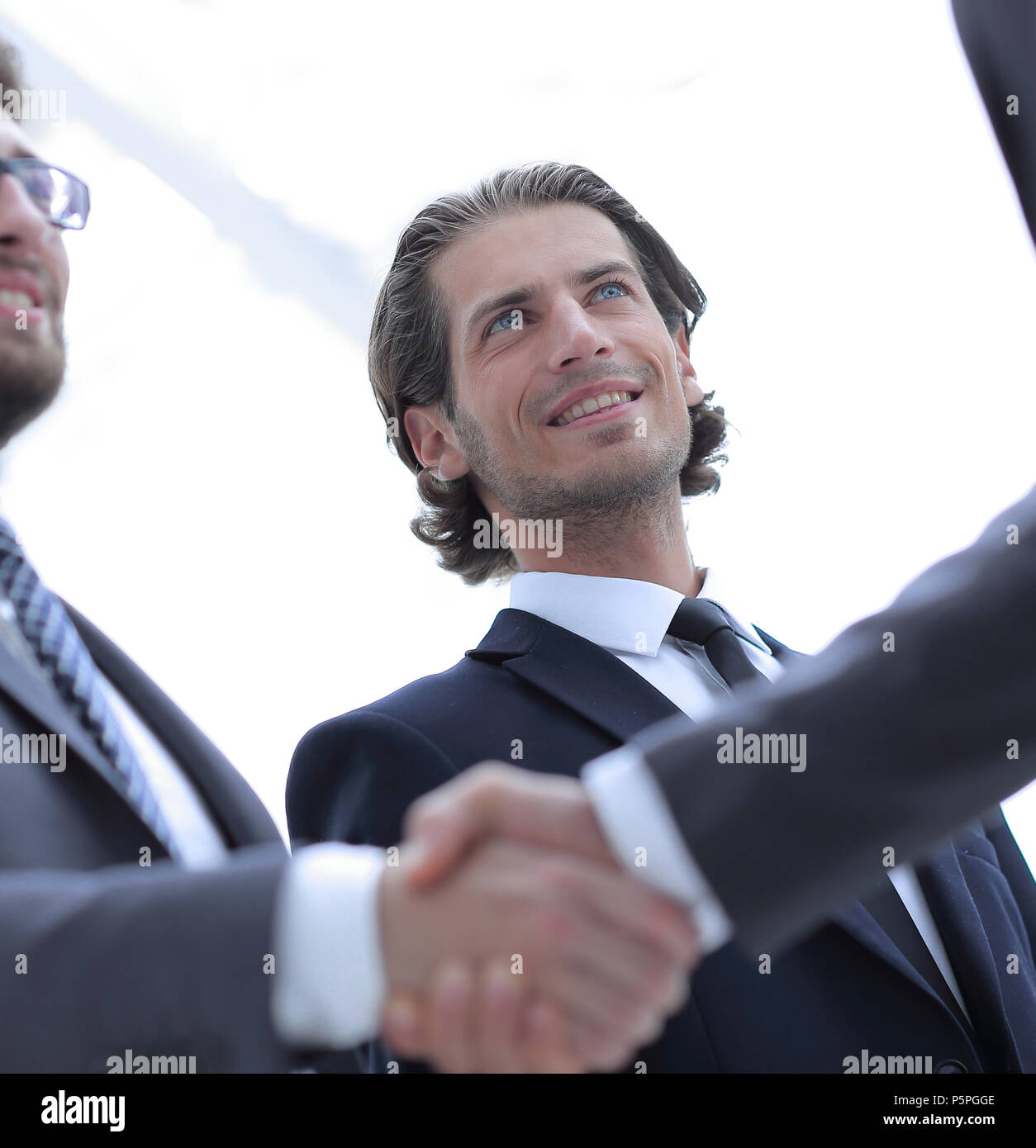 closeup.handshake of business people Stock Photo - Alamy