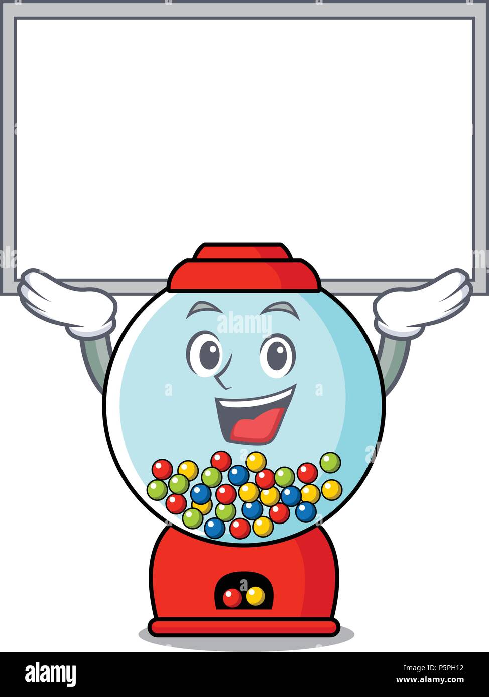 Up board gumball machine character cartoon Stock Vector Image & Art - Alamy
