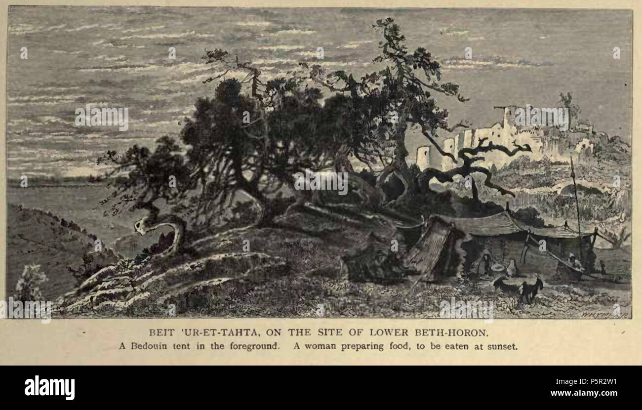 N/A. English: Bethoron Tahton; Beth-Horon in 1880 . 1880. Lane-Poole ...