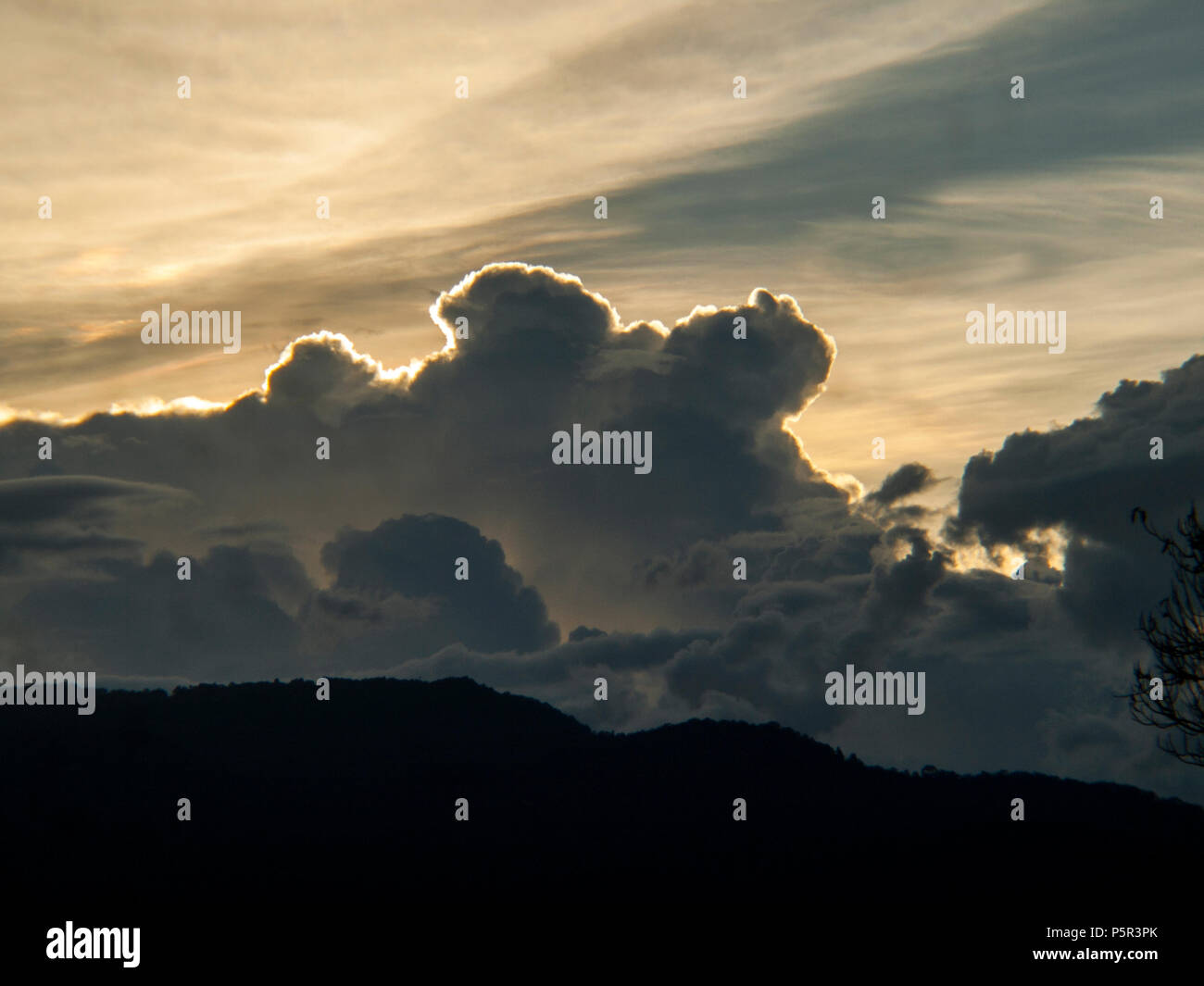 Clouds, rain, sky / The sky in the rainy season of tropical countries ...