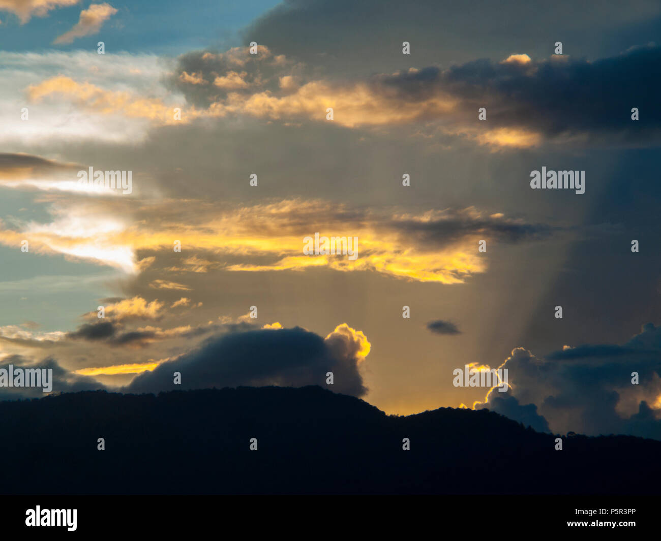Clouds, rain, sky / The sky in the rainy season of tropical countries ...