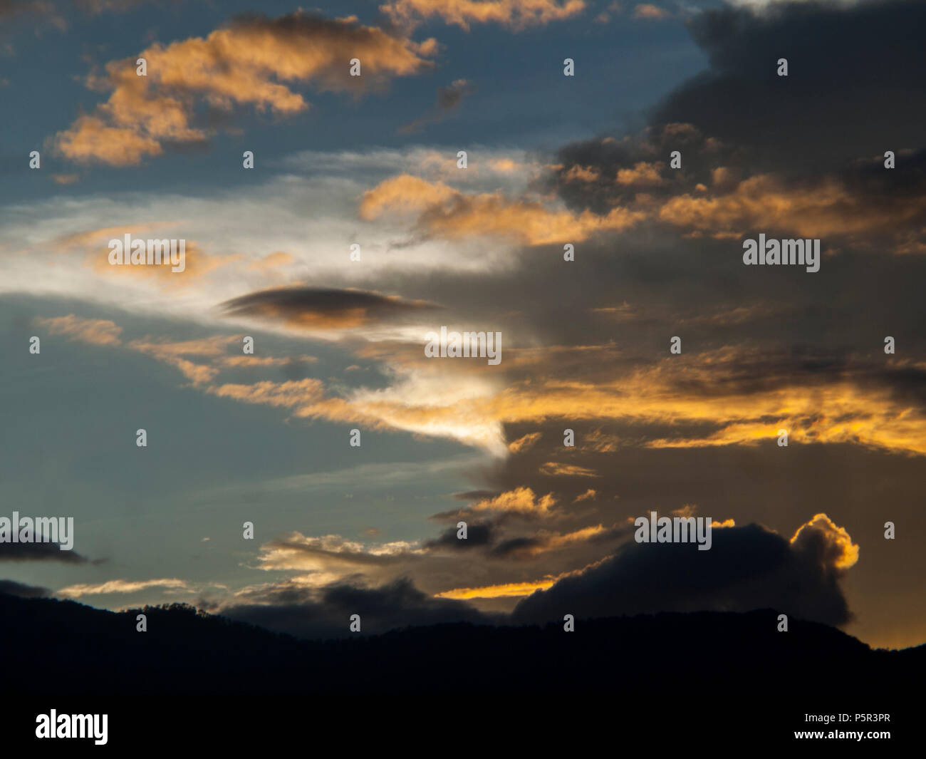 Clouds, rain, sky / The sky in the rainy season of tropical countries ...