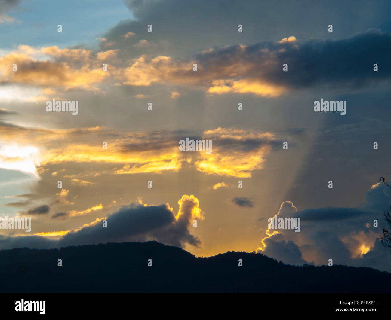 Clouds, rain, sky / The sky in the rainy season of tropical countries ...