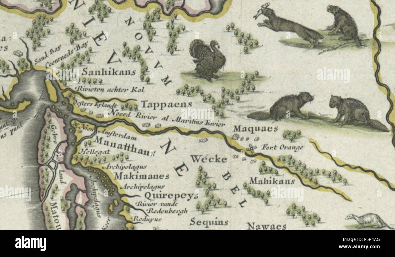 North america map 1600s hi-res stock photography and images - Alamy