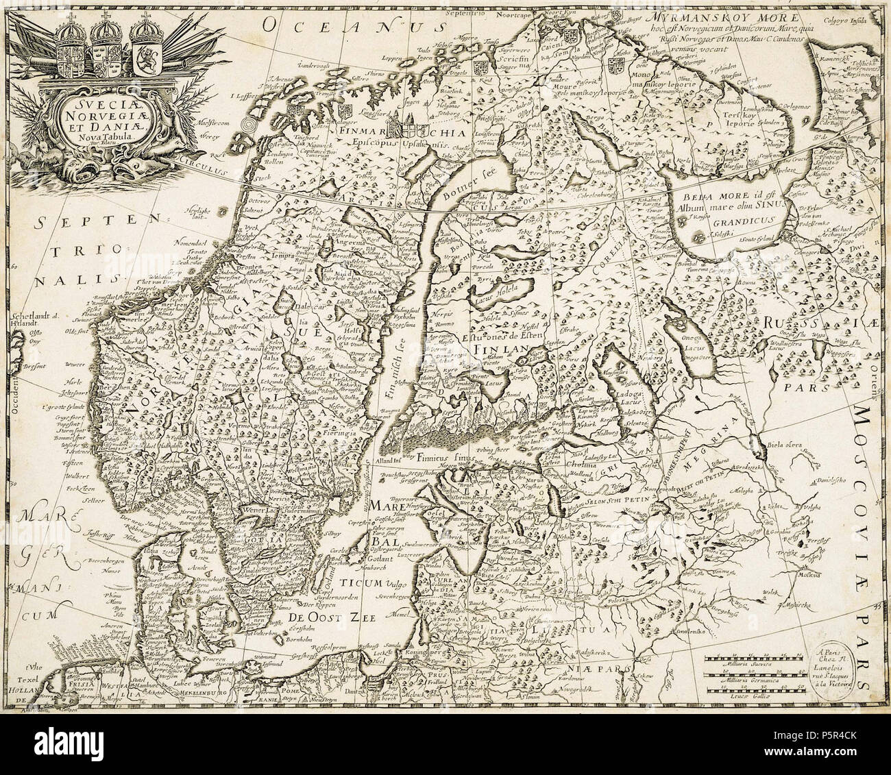 17th century paris map hi-res stock photography and images - Alamy