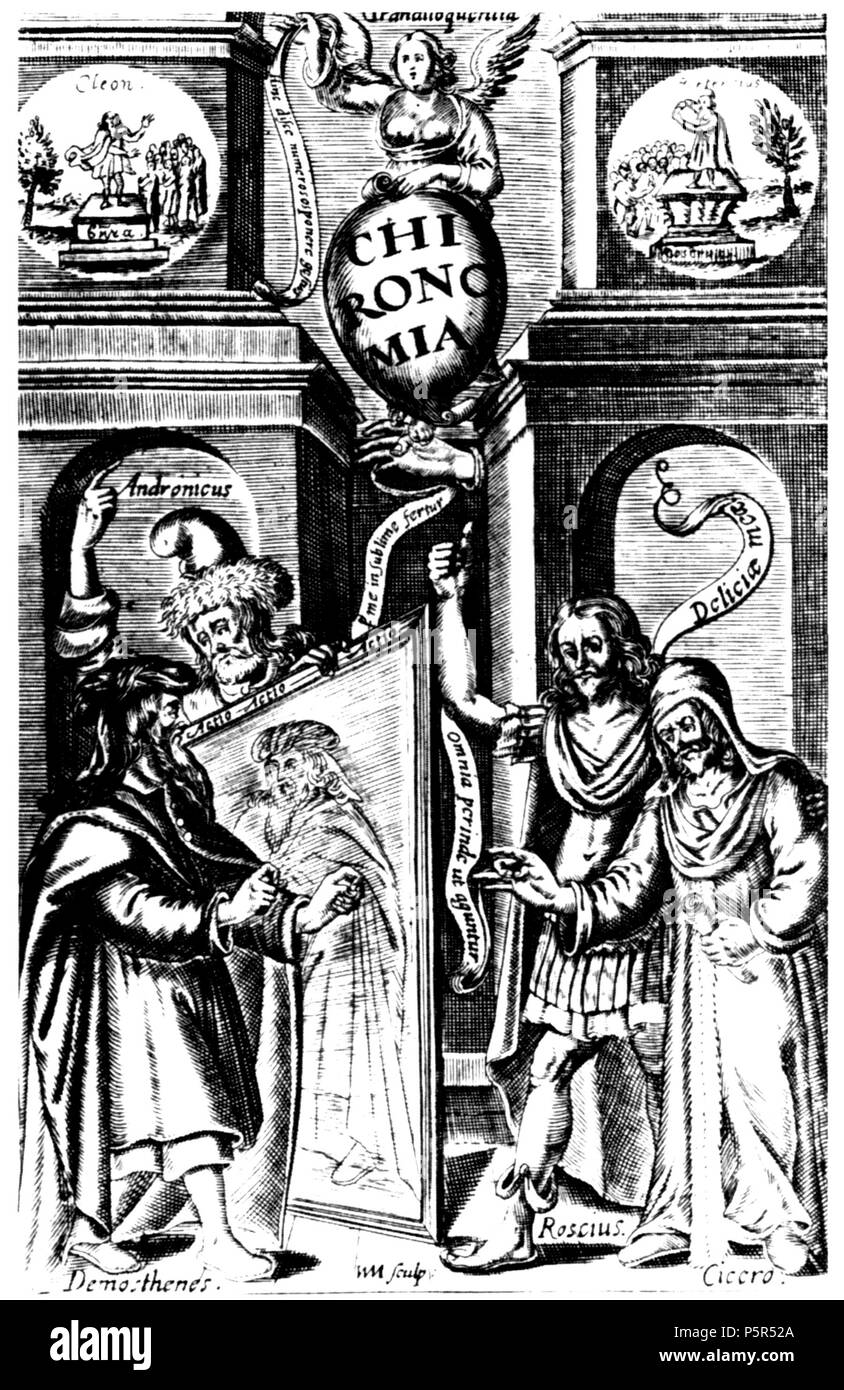 N/A. Title page of John Bulwer MD's Chironomia (1644), showing ...