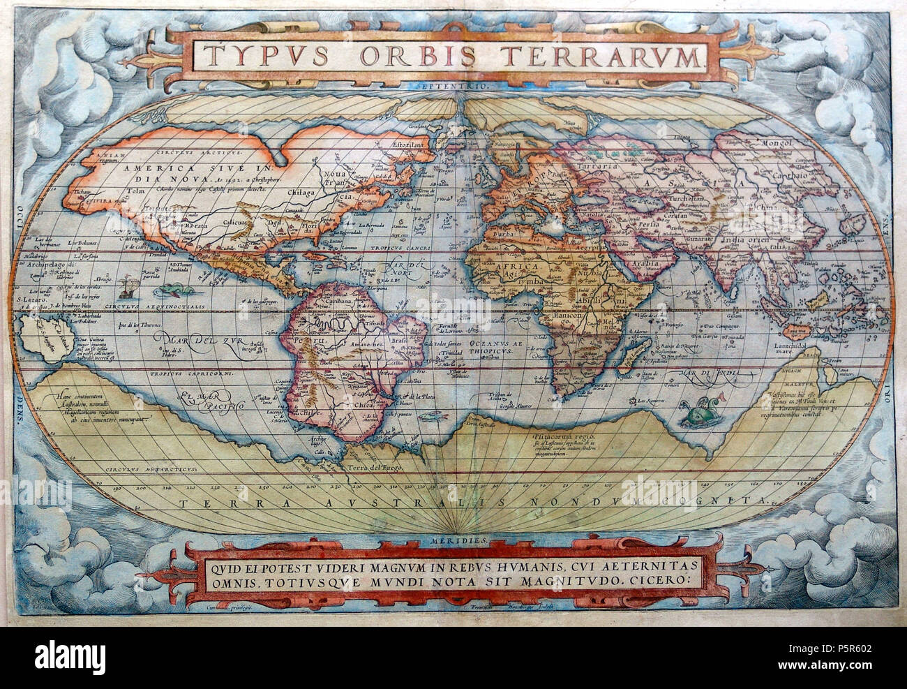 Ortelius map 1572 hi-res stock photography and images - Alamy