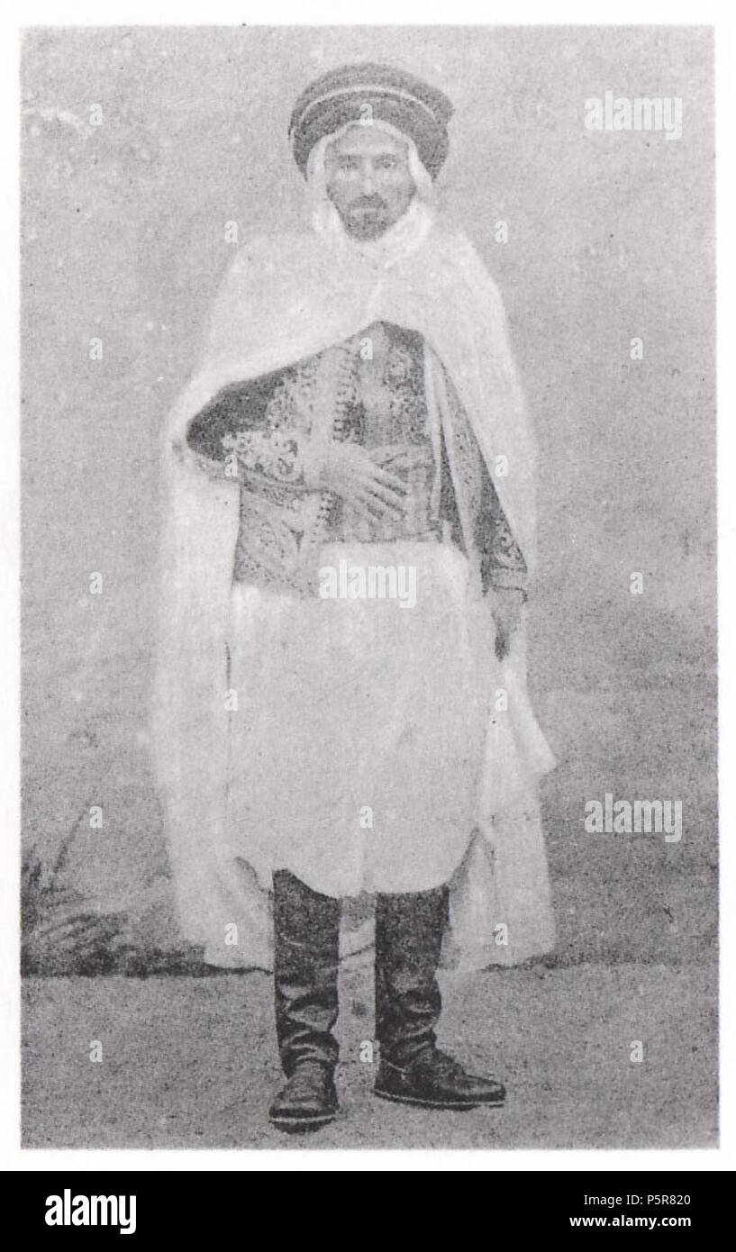 N/A. Bou Mezrag El Mokrani . circa 1871. Unknown 226 Bou Mezrag Stock ...