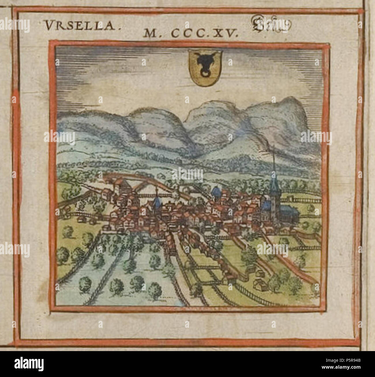 N/A. Uri, vom Blatt der Dreizehn Alten Orte der Schweiz . 1572. Georg ...