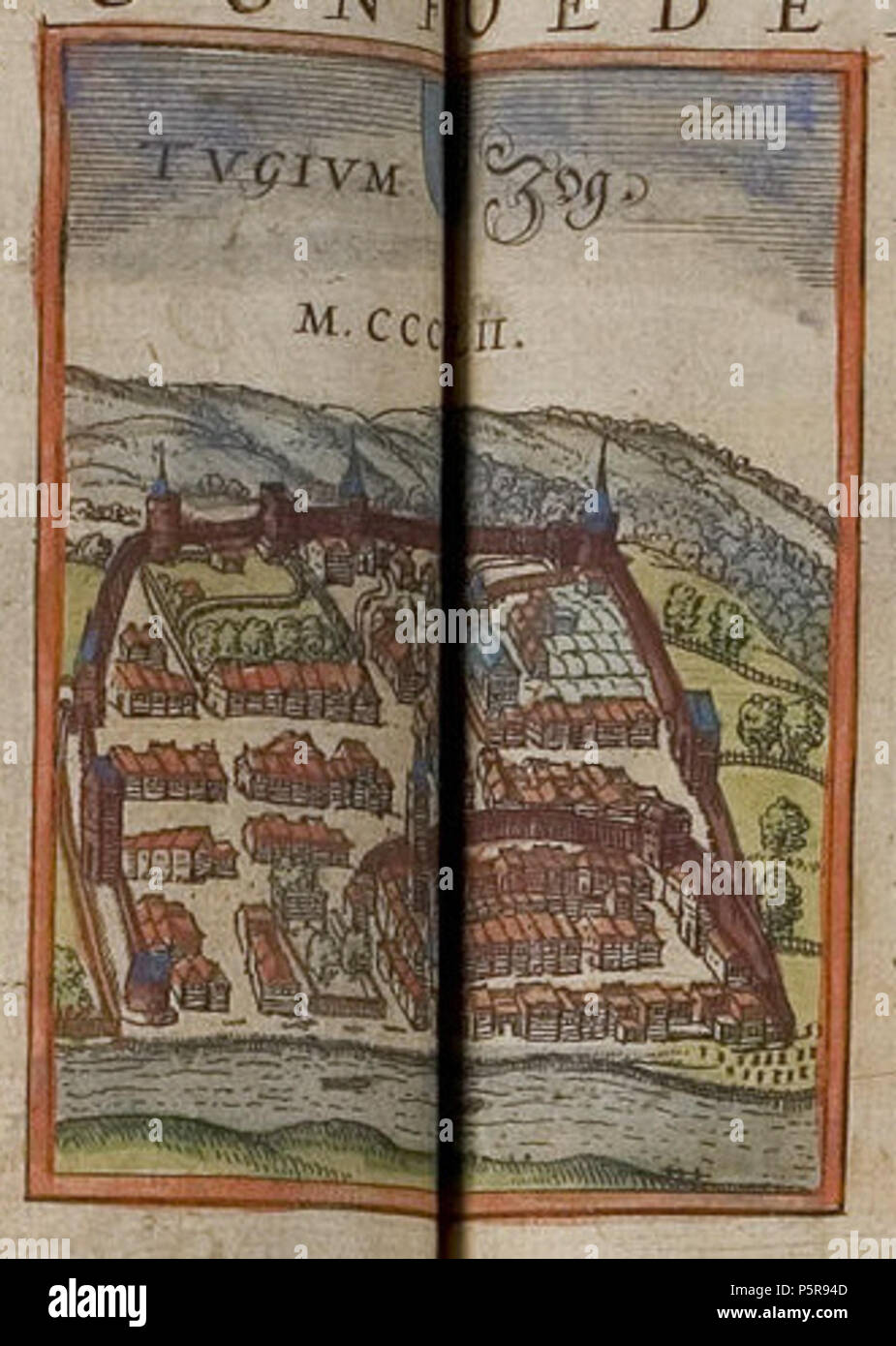 N/A. Zug, vom Blatt der Dreizehn Alten Orte der Schweiz . 1572. Georg ...