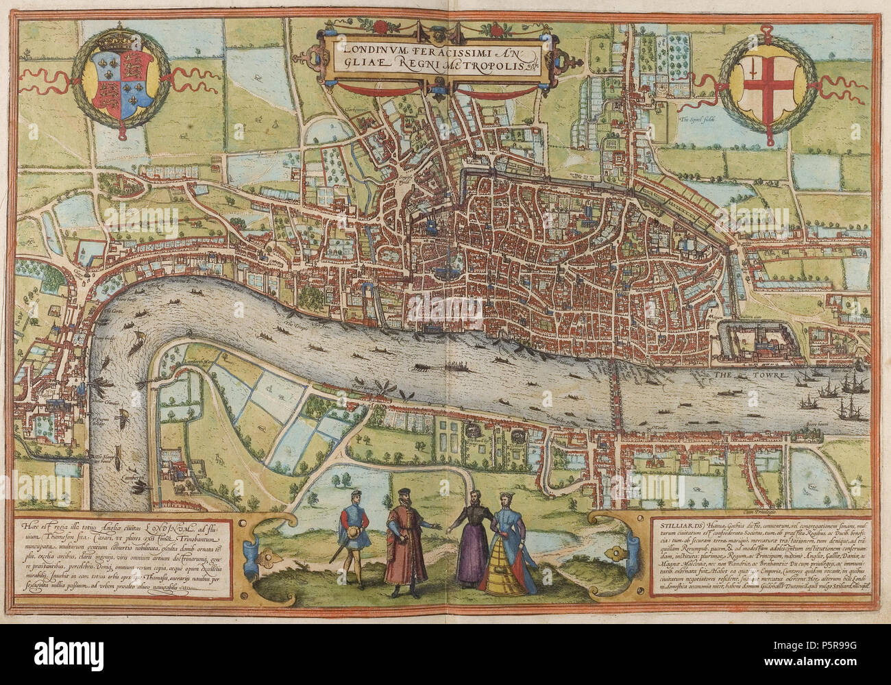 1500s map of london hi-res stock photography and images - Alamy