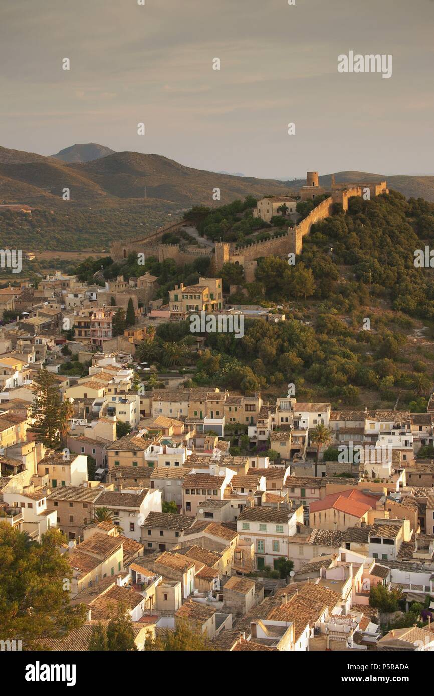 Castillo de Capdepera, siglo XIV. Capdepera.Mallorca.Islas Baleares ...