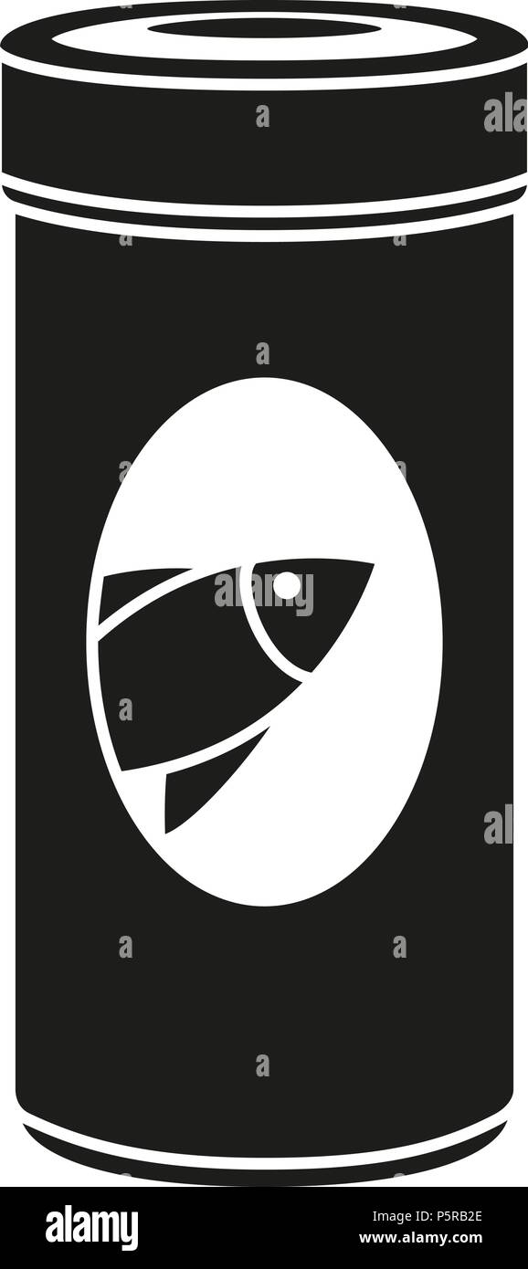 Canned food lid bottle Stock Vector Images - Alamy