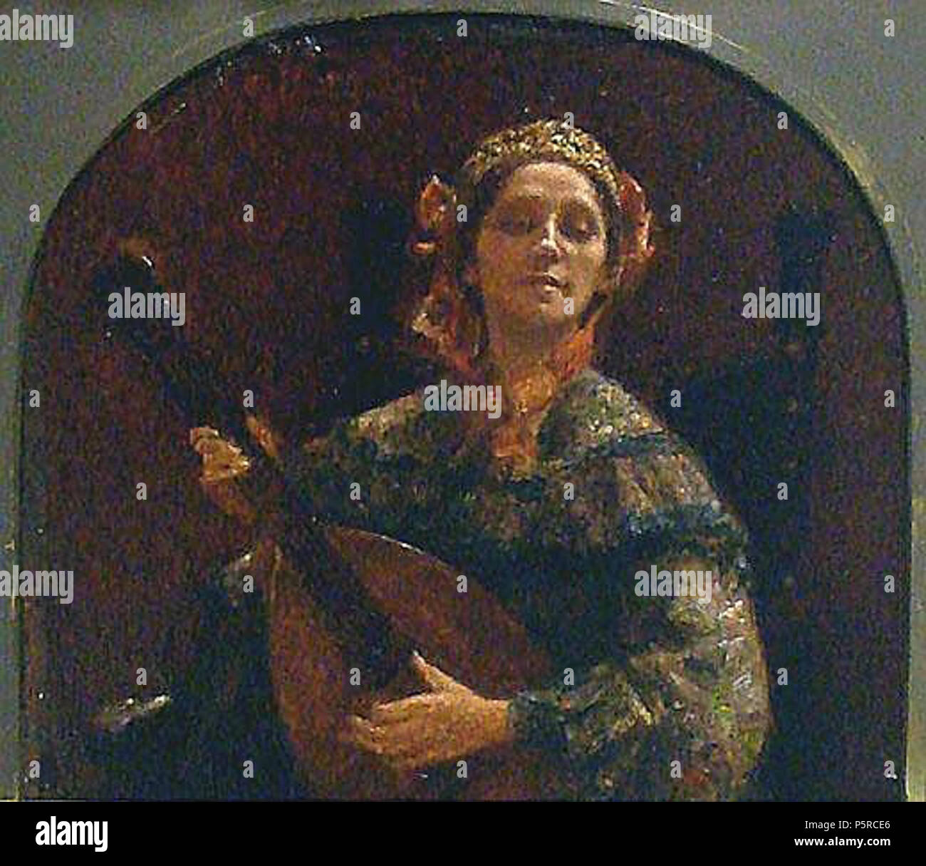 Lady with a lute hi-res stock photography and images - Alamy