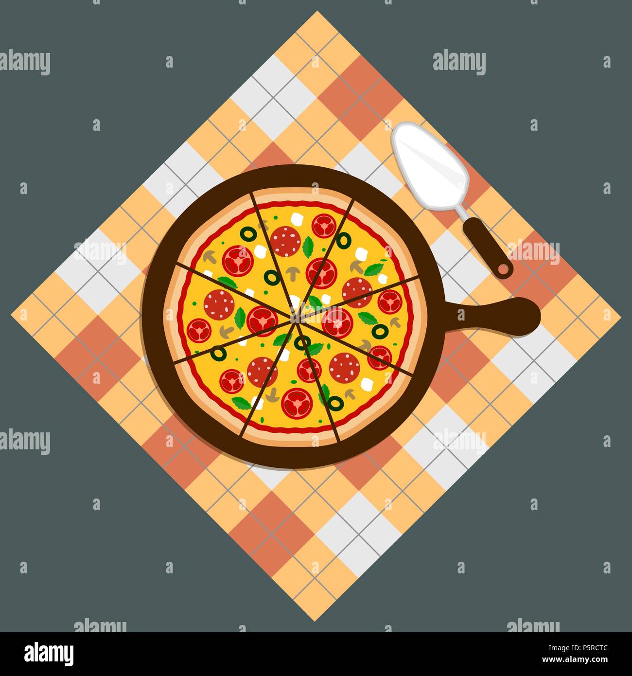 Pizza. Pizza delivery.Pizza on chalkboard background. Pizza bar. Pizza ...