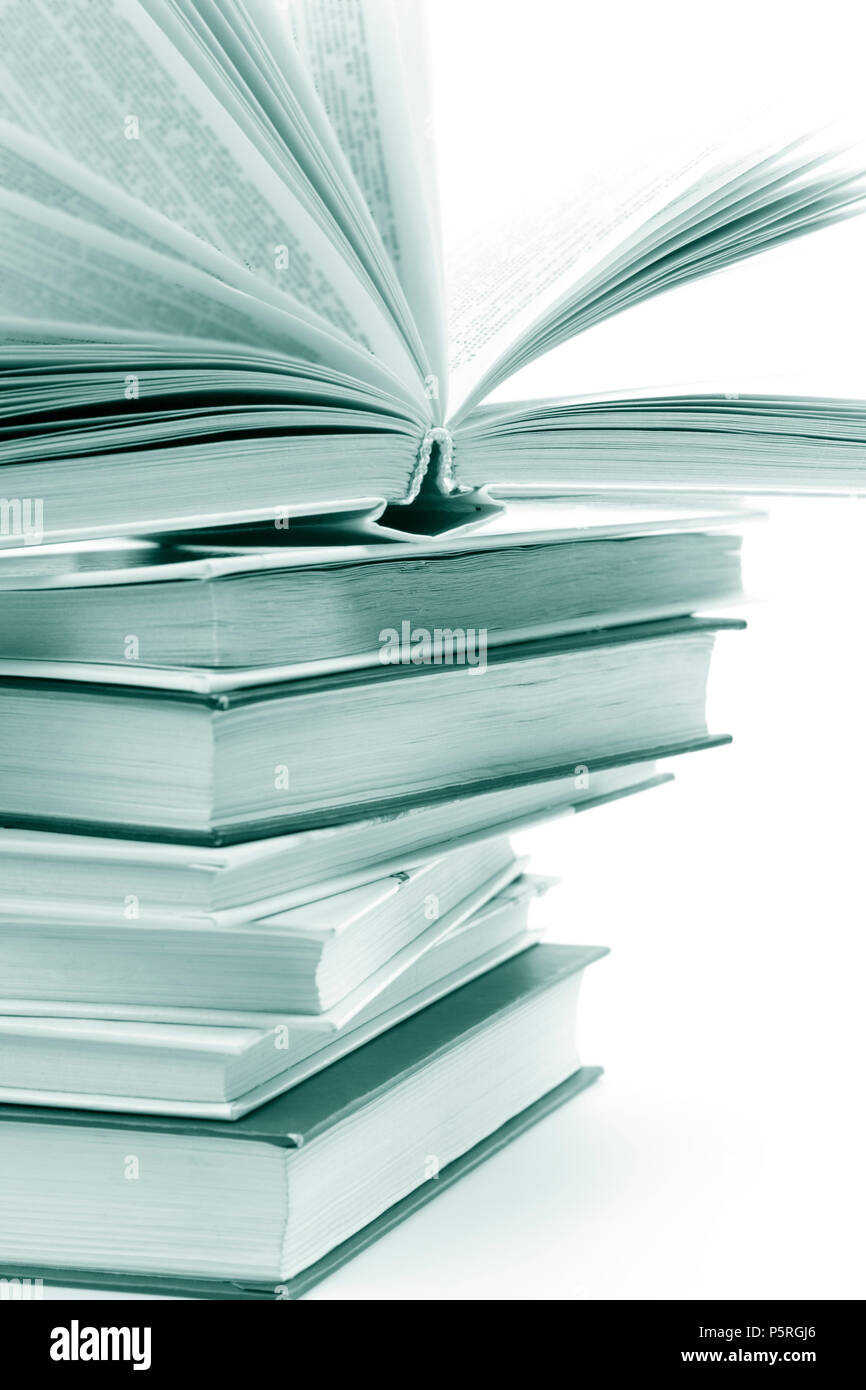 Stack modern novel books hi-res stock photography and images - Alamy