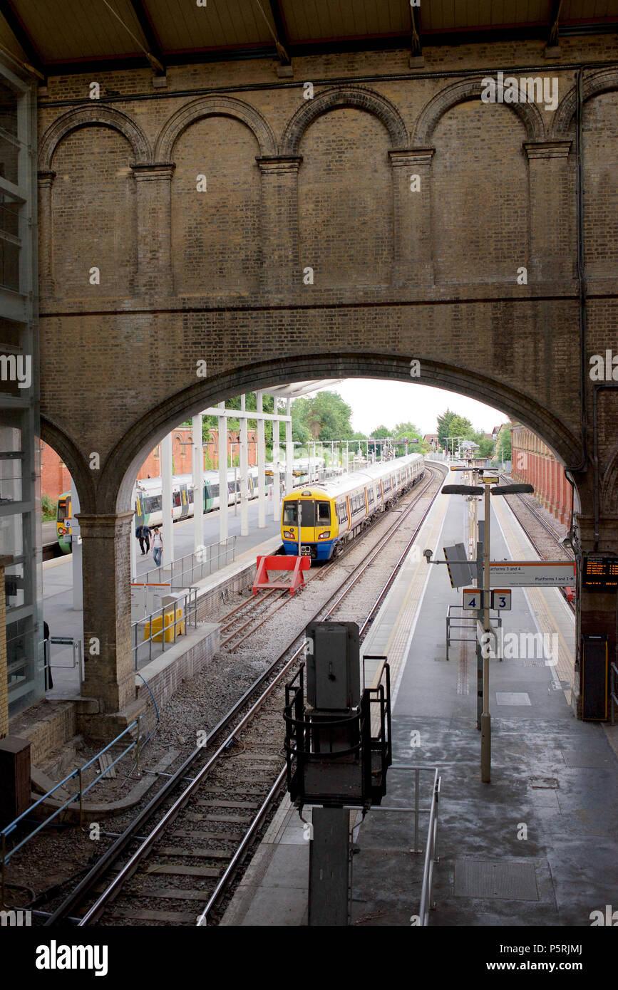 Train at Crystal Palace station in London Stock Photo - Alamy