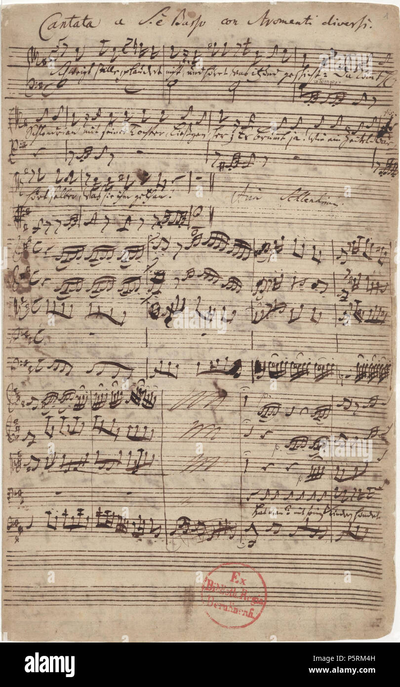 Johann sebastian bach n a hi-res stock photography and images - Alamy