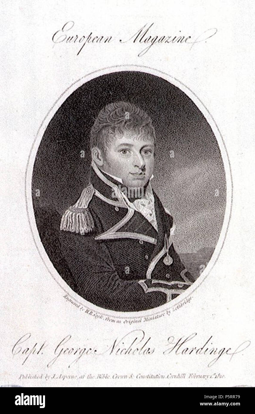 Captain hardinge hi-res stock photography and images - Alamy