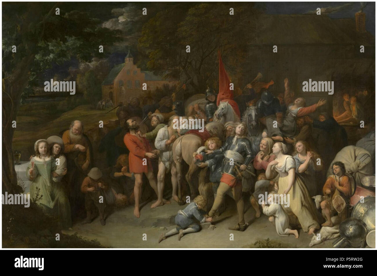 English: Plundering Soldiers between 1636 and 1661. N/A 416 David ...