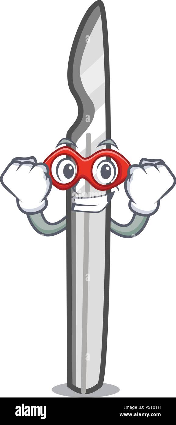 Super hero scalpel character cartoon style Stock Vector Image & Art - Alamy