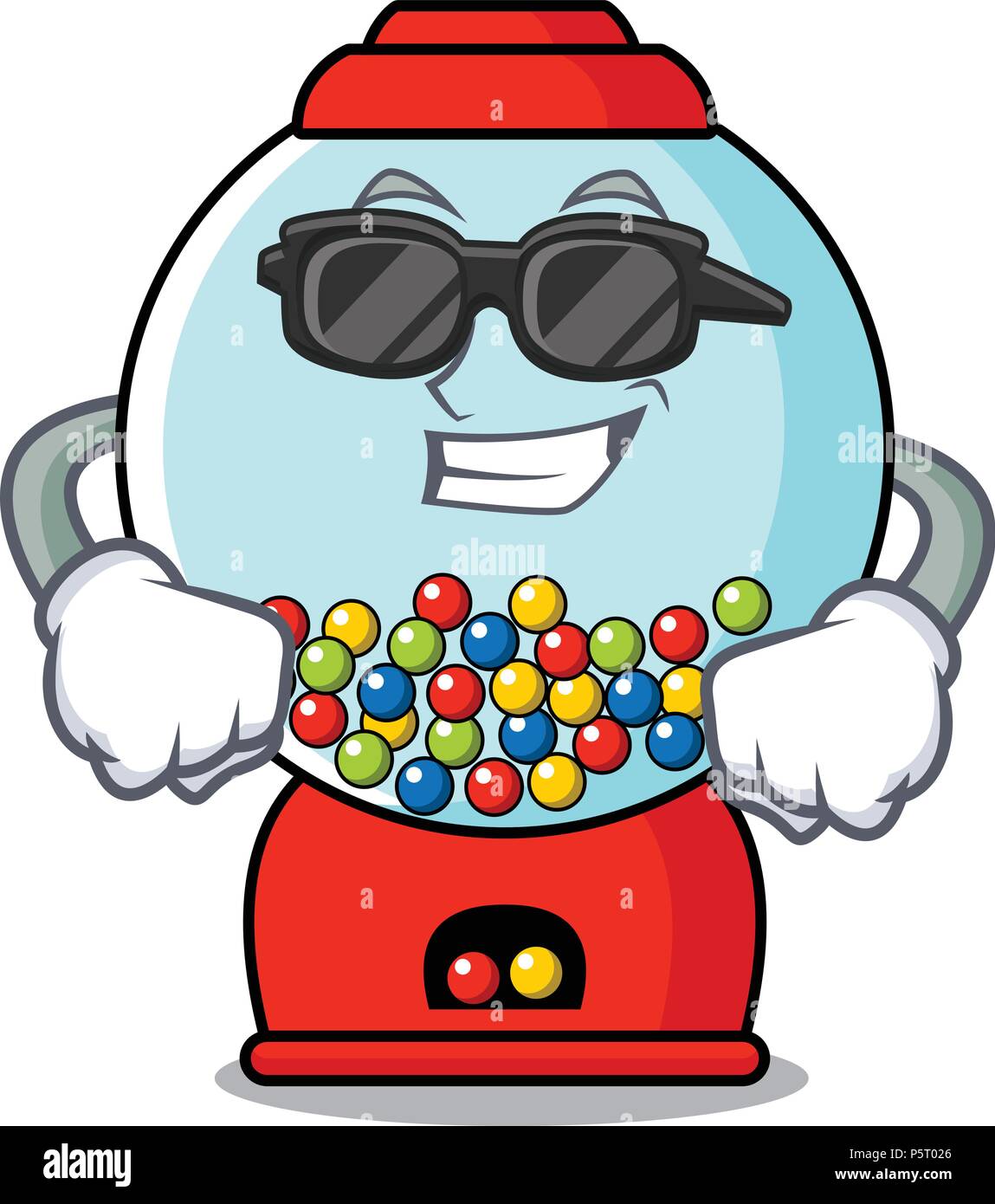 Super cool gumball machine character cartoon Stock Vector Image & Art ...
