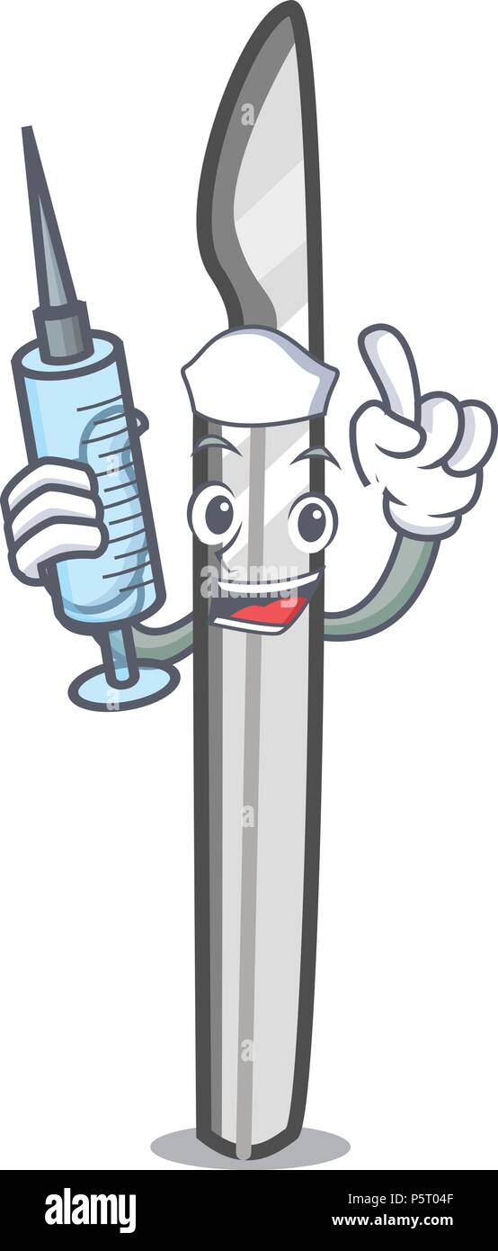 Cartoon scalpel surgery tool hospital hi-res stock photography and ...