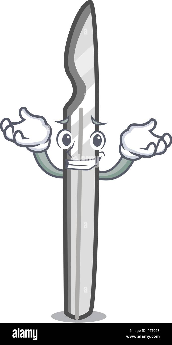 Grinning scalpel character cartoon style Stock Vector Image & Art - Alamy