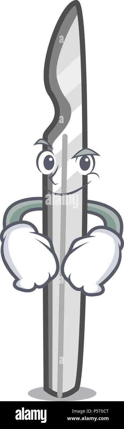 Smirking scalpel character cartoon style Stock Vector Image & Art - Alamy