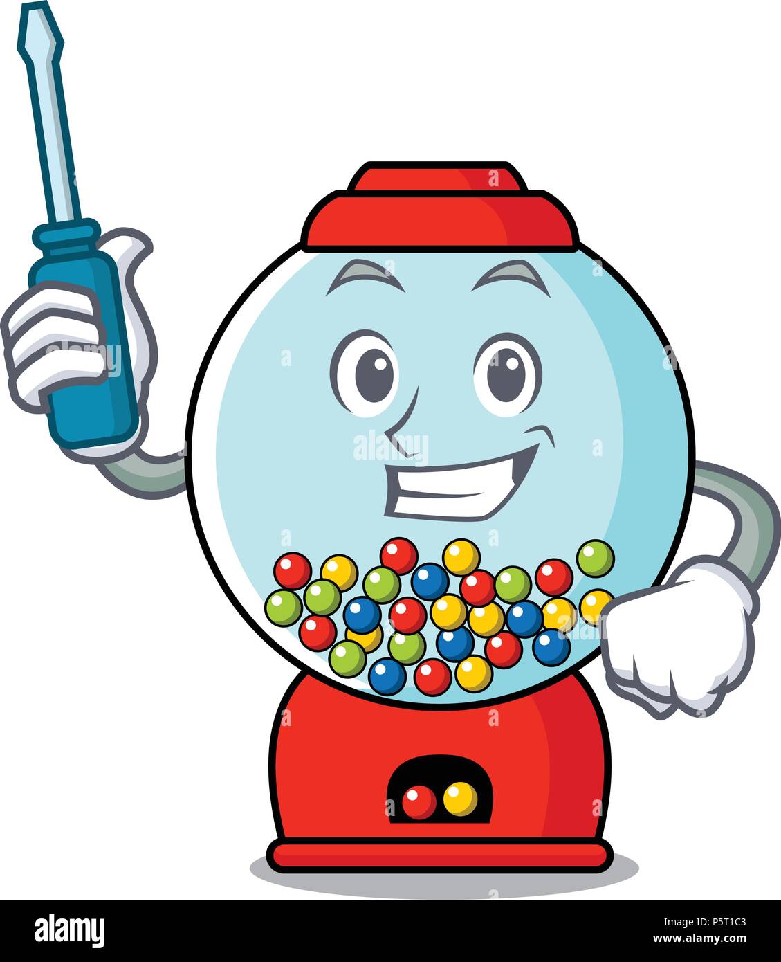 Automotive gumball machine mascot cartoon Stock Vector Image & Art - Alamy