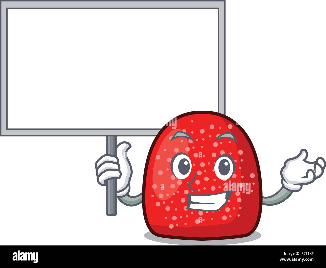 Bring board gumdrop character cartoon style Stock Vector Image & Art ...