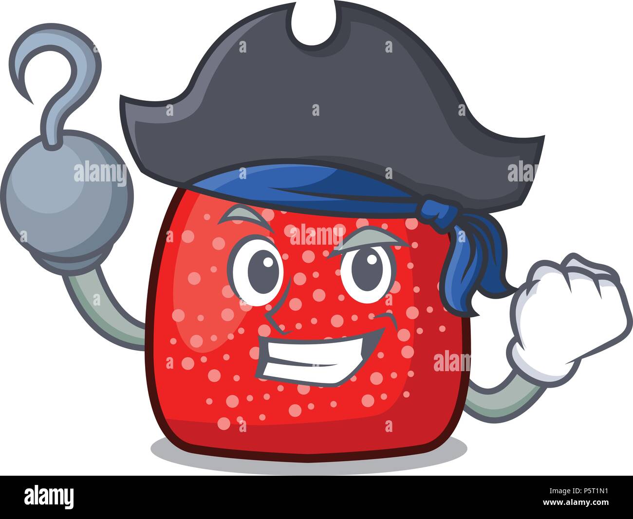 Pirate gumdrop character cartoon style Stock Vector Image & Art - Alamy