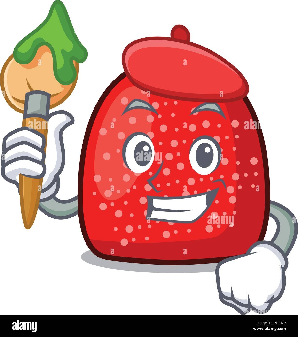 Artist gumdrop character cartoon style Stock Vector Image & Art - Alamy
