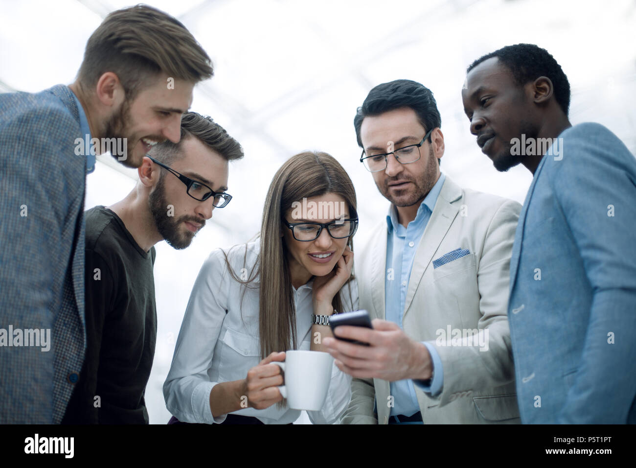 Carefully looking at screen hi-res stock photography and images - Alamy