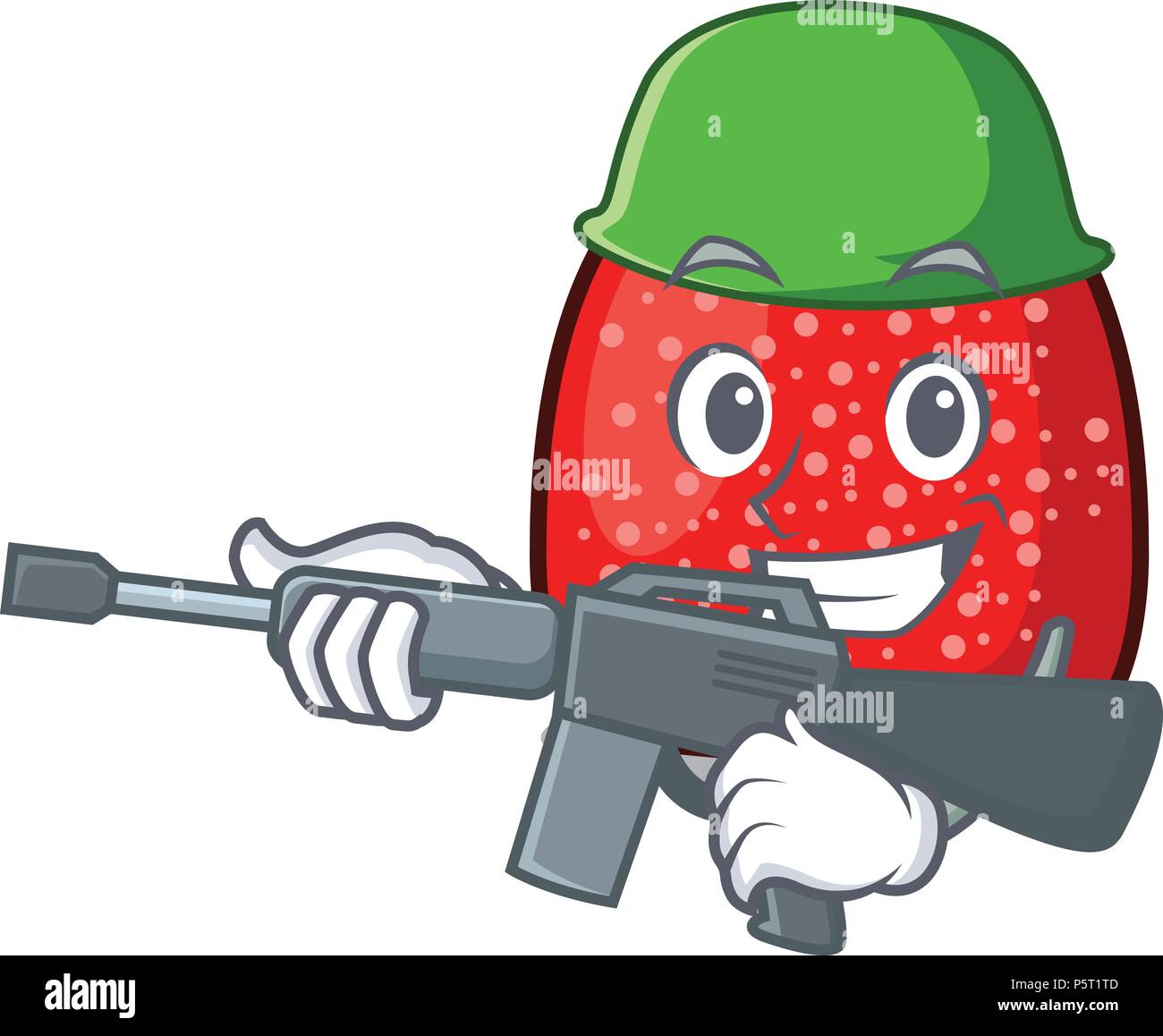 Army gumdrop character cartoon style Stock Vector Image & Art - Alamy