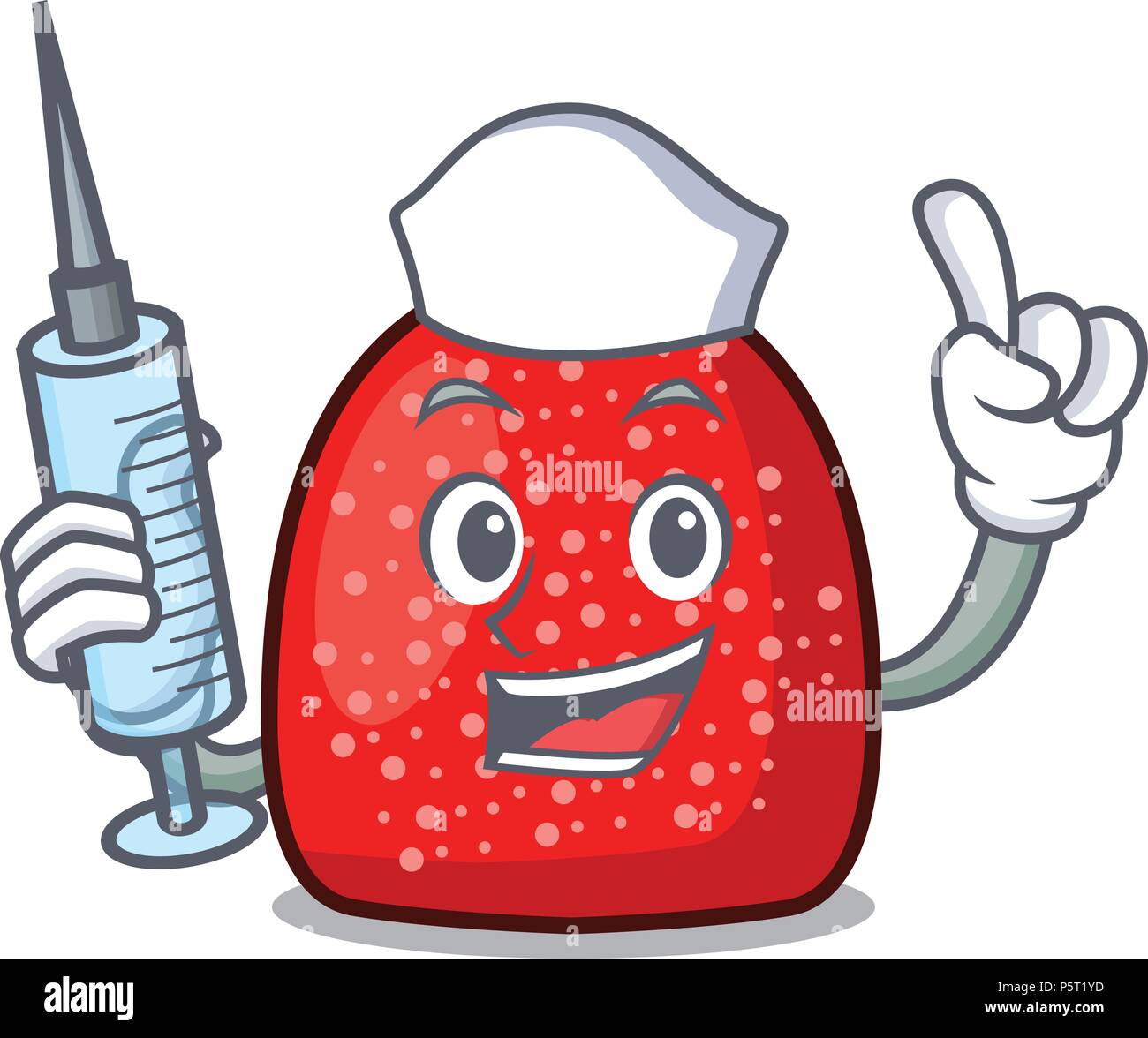 Nurse gumdrop character cartoon style Stock Vector Image & Art - Alamy