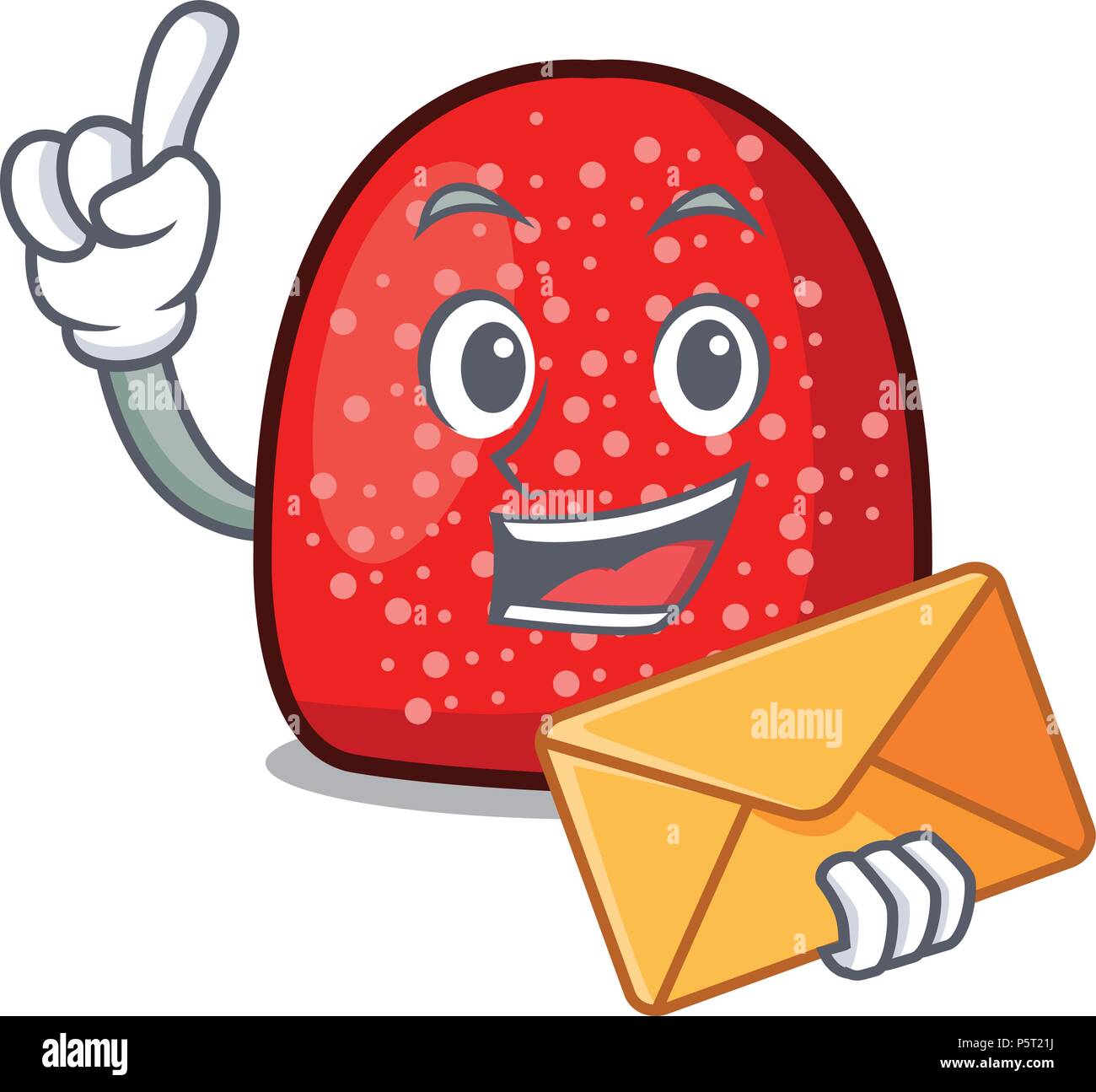 With envelope gumdrop character cartoon style Stock Vector Image & Art ...