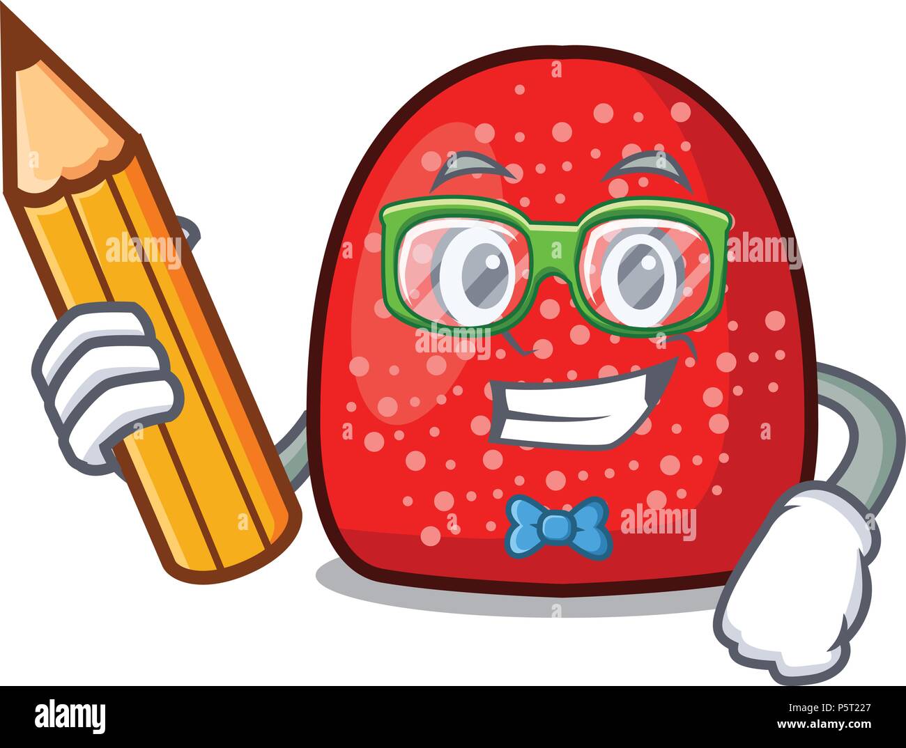 Student gumdrop character cartoon style Stock Vector Image & Art - Alamy