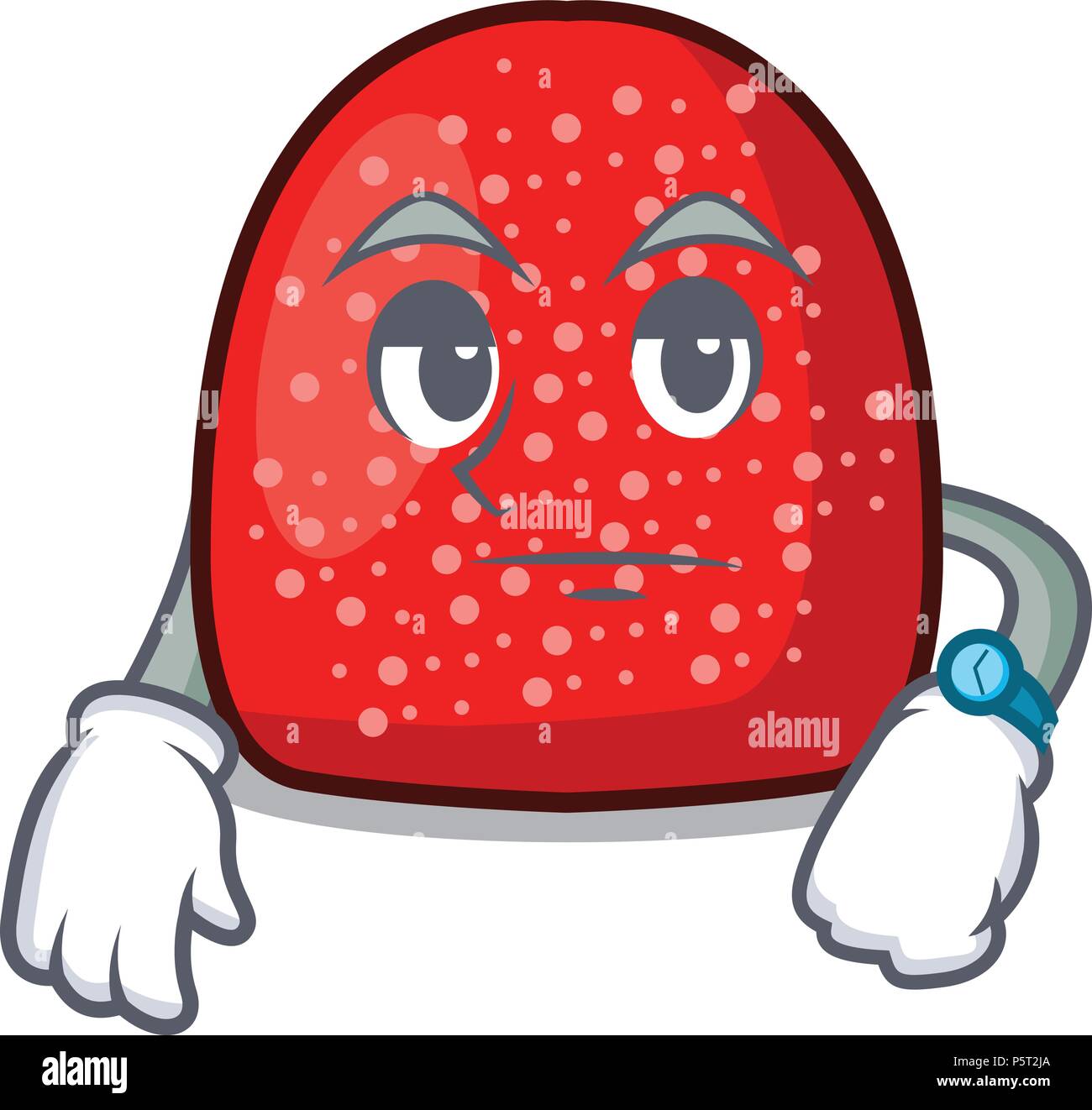 Waiting gumdrop mascot cartoon style Stock Vector Image & Art - Alamy