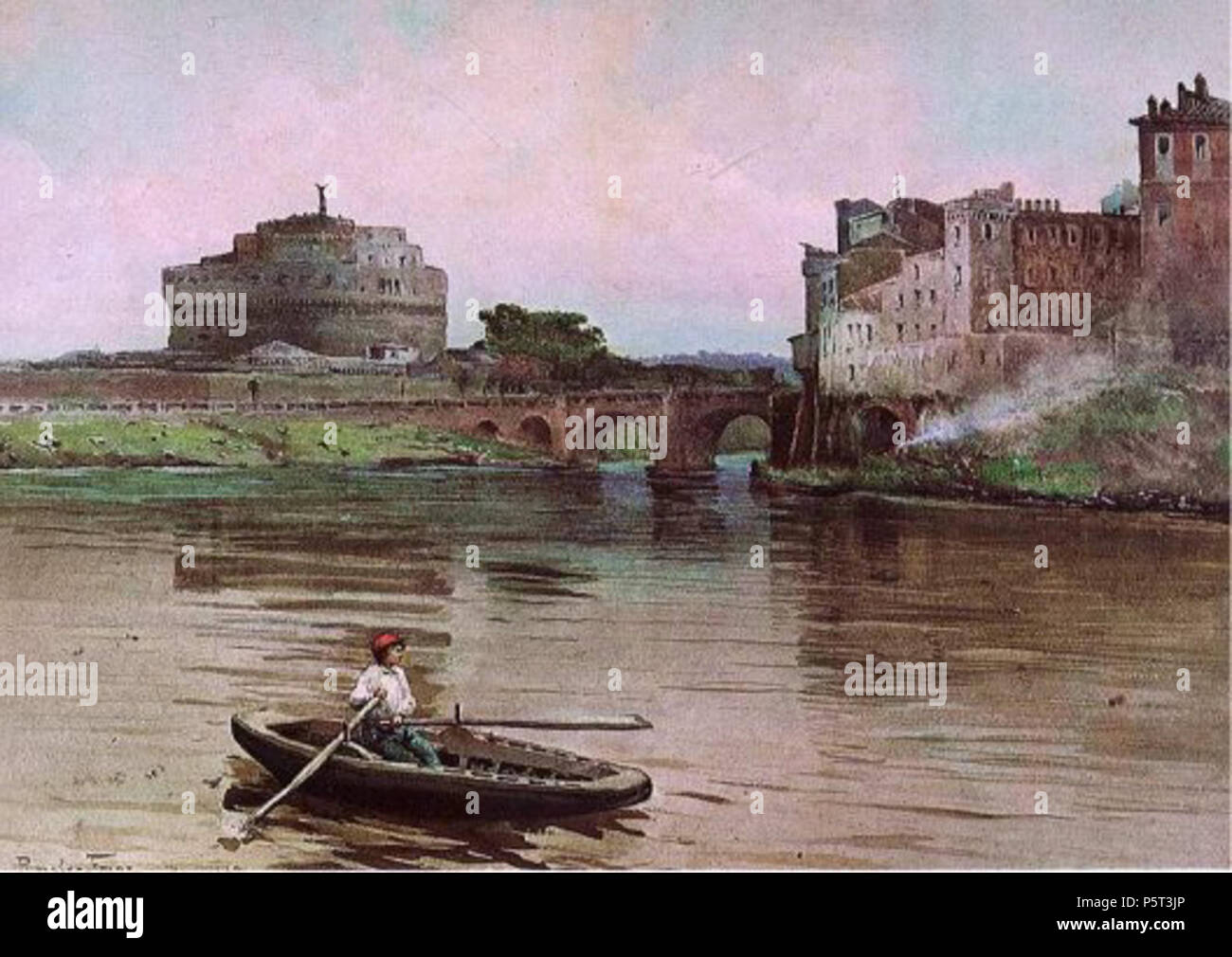 Circa 1880 n a ettore roesler franz 1845 1907 hi-res stock photography ...