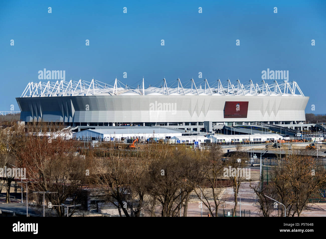 ROSTOV-ON-DON, RUSSIA - APRIL 14, 2018: Football stadium Rostov Arena ...