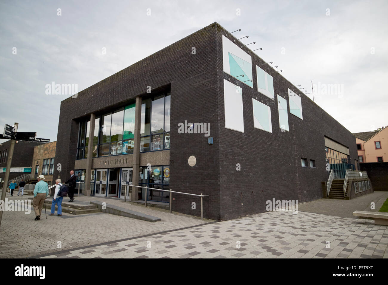 Whitehaven Civic Hall Solway hall Cumbria England UK Stock Photo - Alamy
