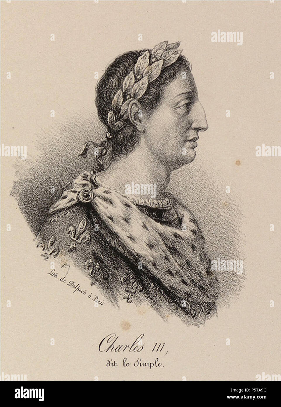 N/A. English: Charles the Simple (879-929) . 19th century. N/A 434 ...