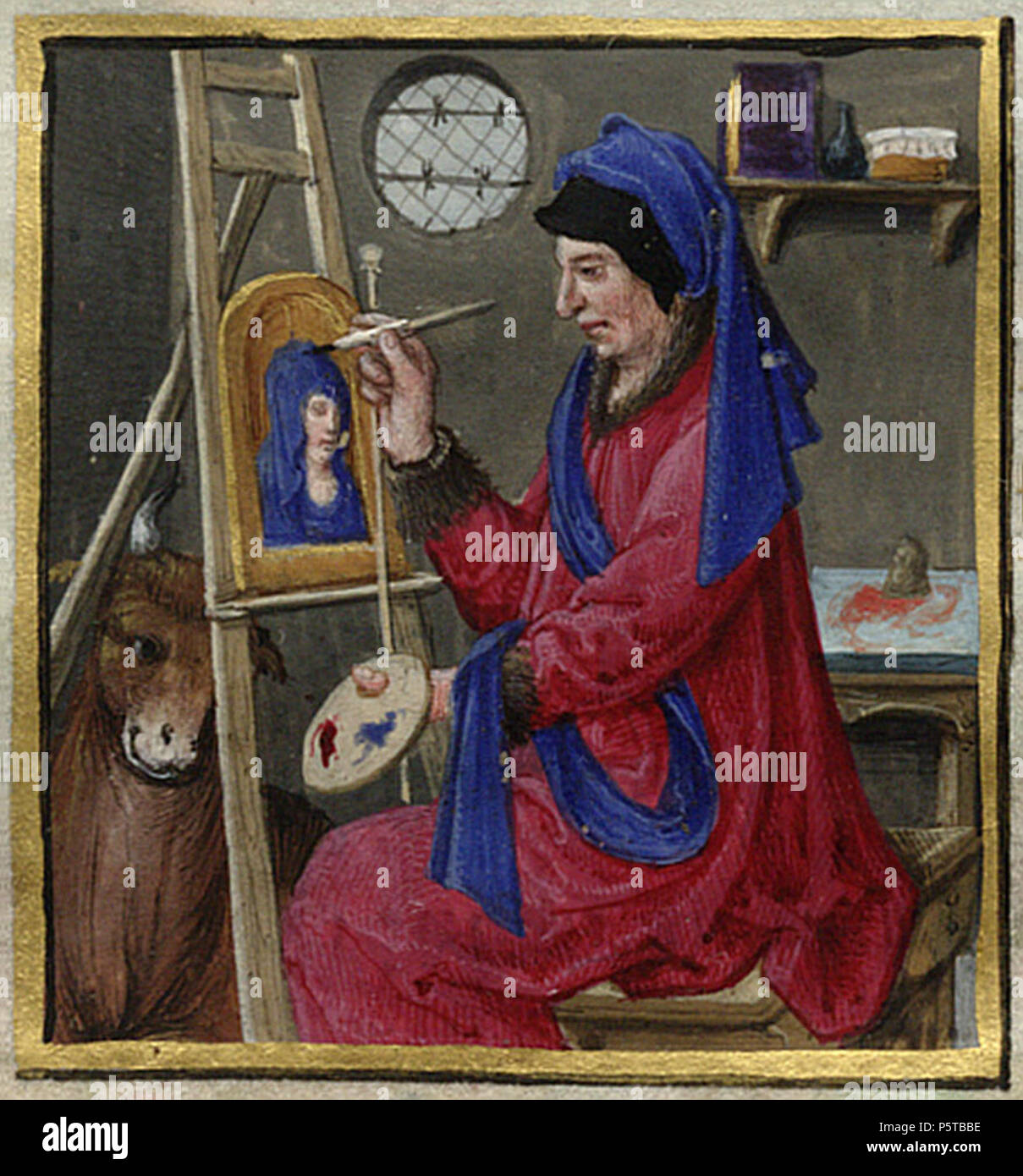 Saint luke painting virgin mary hi-res stock photography and images - Alamy