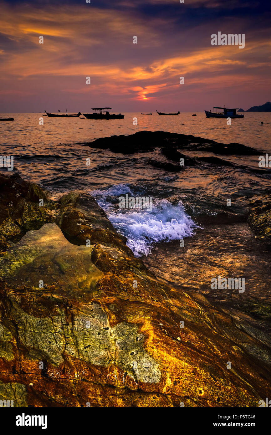 Seaview sunset hi-res stock photography and images - Alamy