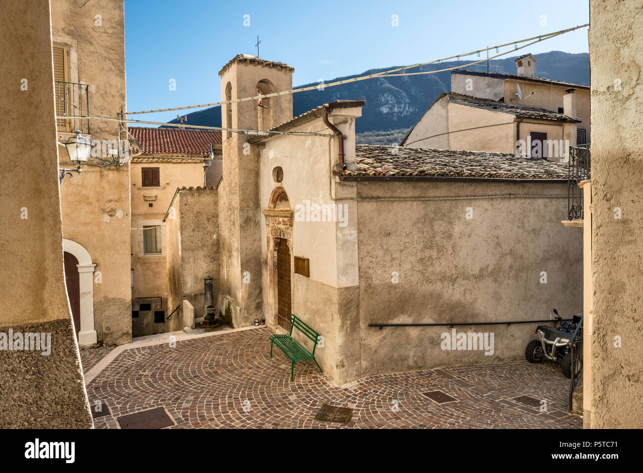 Chiesa Santa Maria delle Grazie, 16th century church in Castrovalva in ...