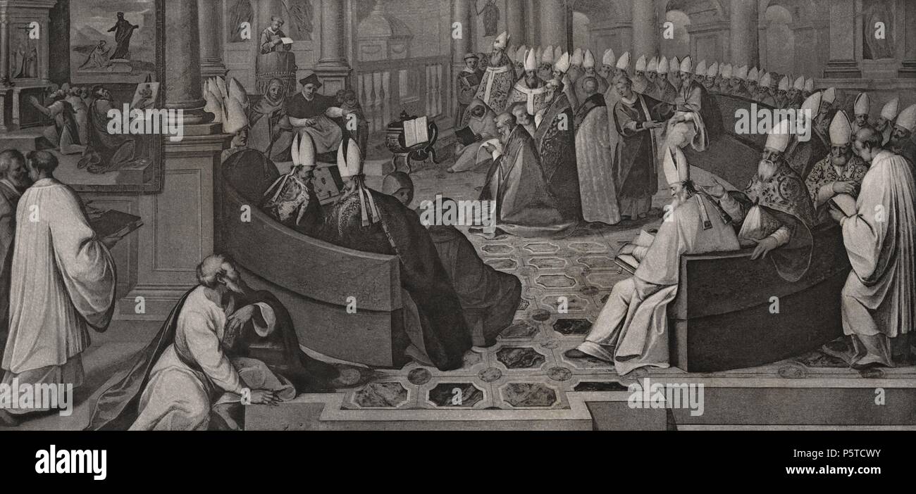 Engraving of pope adrian vi hi-res stock photography and images - Alamy
